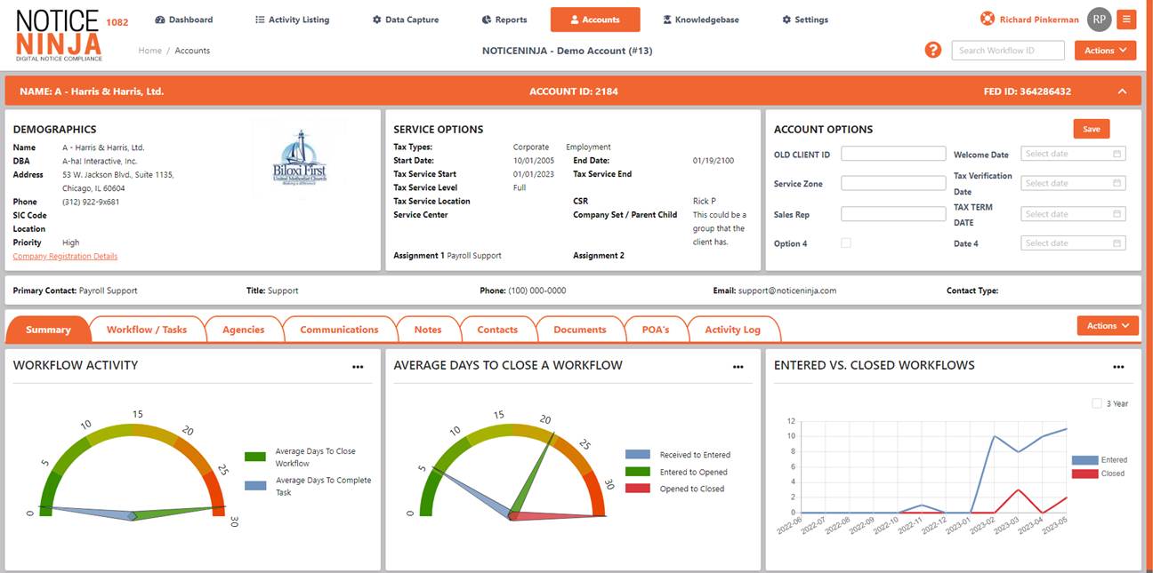 1. Summary Tab: This tab is used to give you a quick overview of the ...