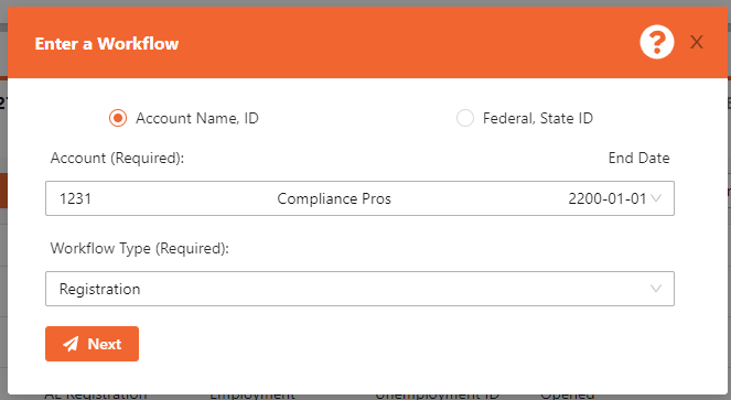 STEP 2: ENTER THE AGENCYINFORMATION
